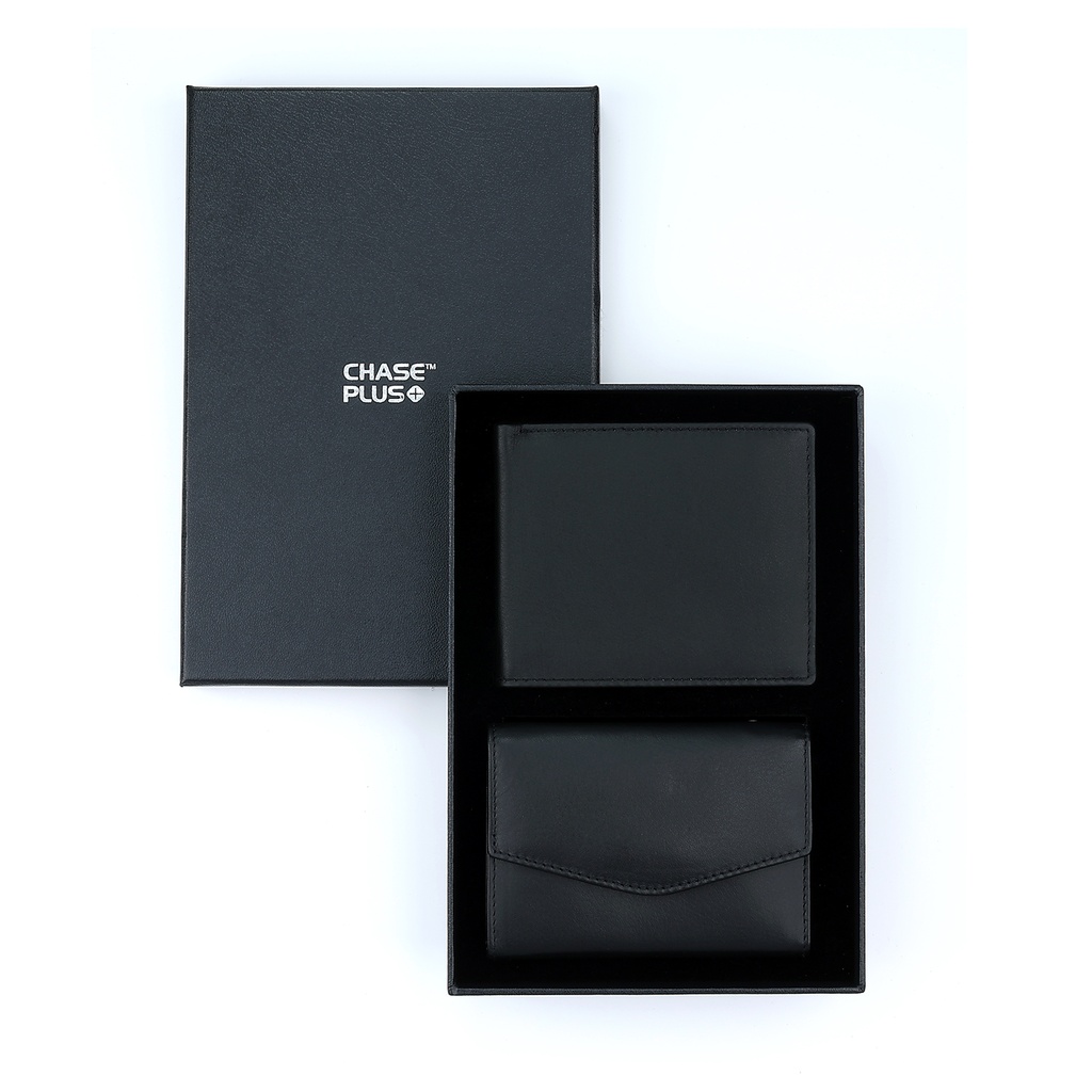 Premium Leather Men’s and Ladies’ Wallet Gift Set CMB88910
